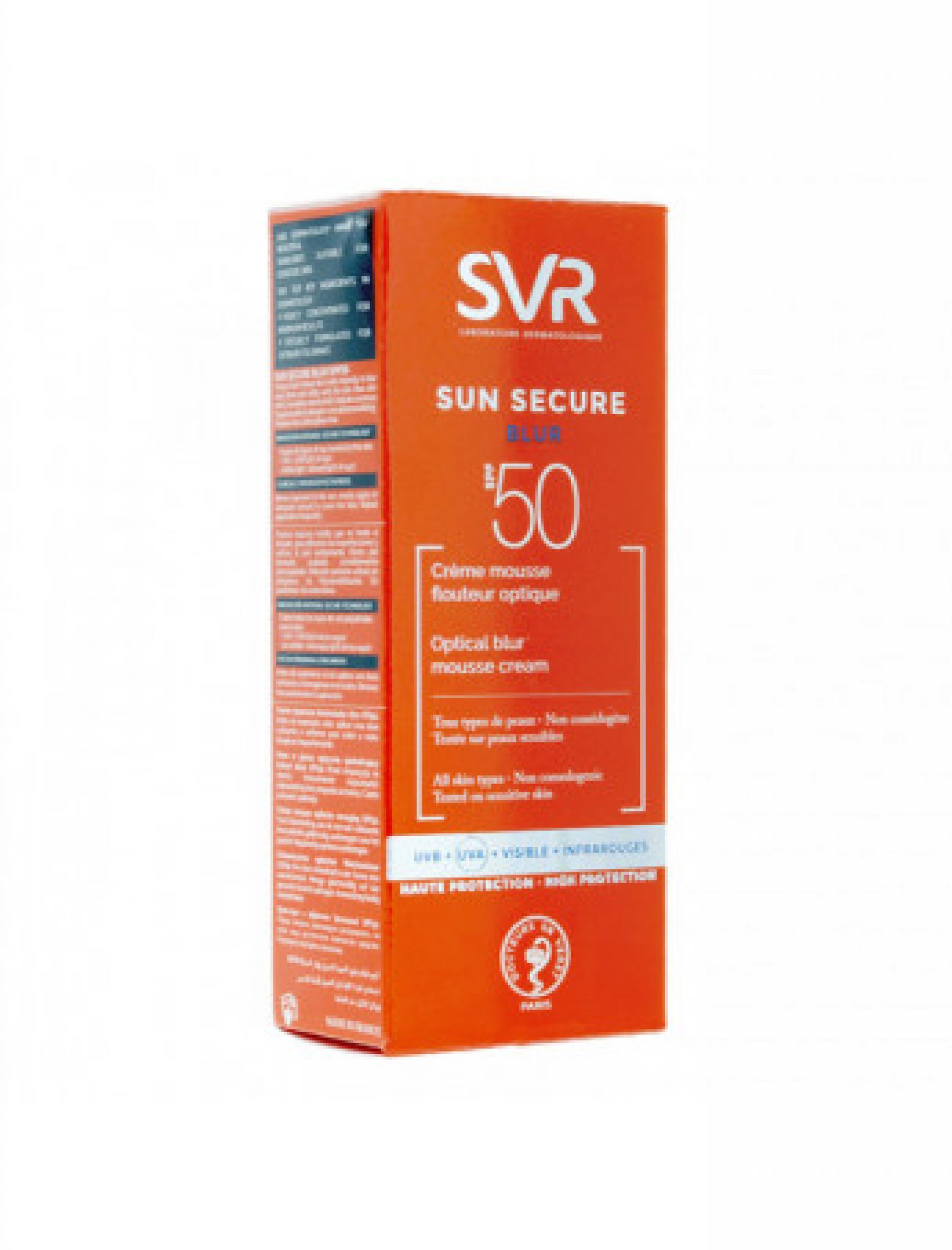 SVR ECRAN SUN SECURE BLUR CREME MOUSSE SPF50+ 50ML chez Cotépara
