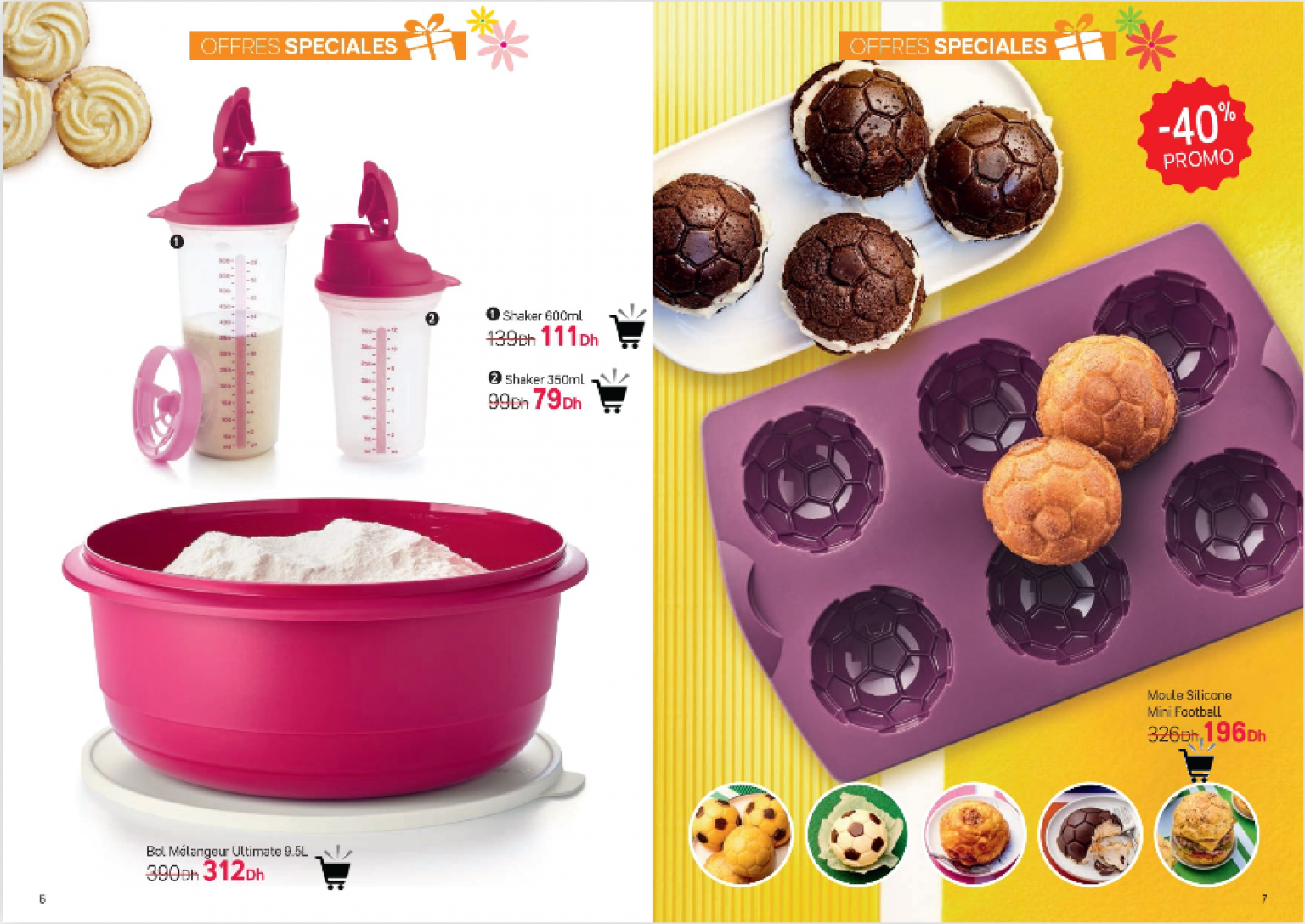 Offres spéciales jusqu'à -40% chez TUPPERWARE